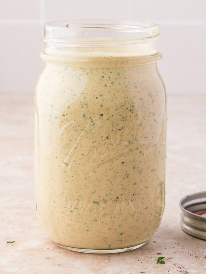 Smoky Poblano Ranch Dressing - The Seasonal Kitchen